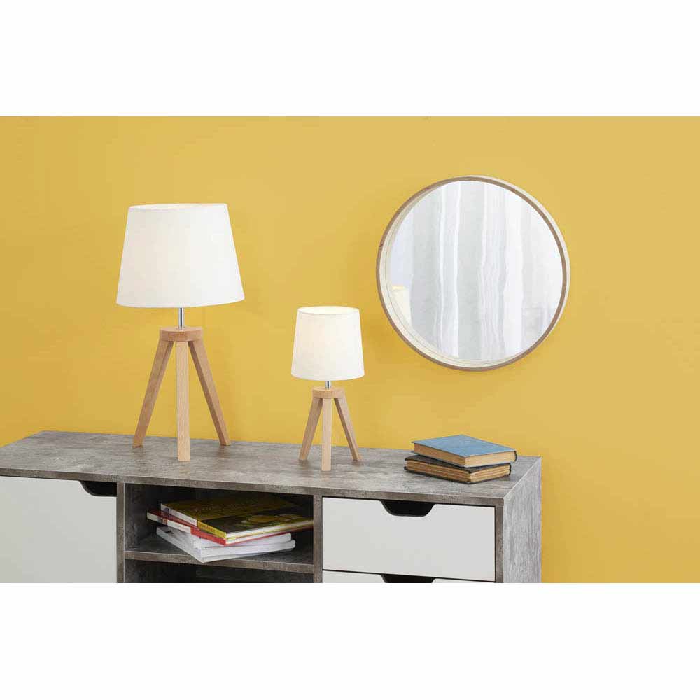 Wooden tripod table lamp | 534975