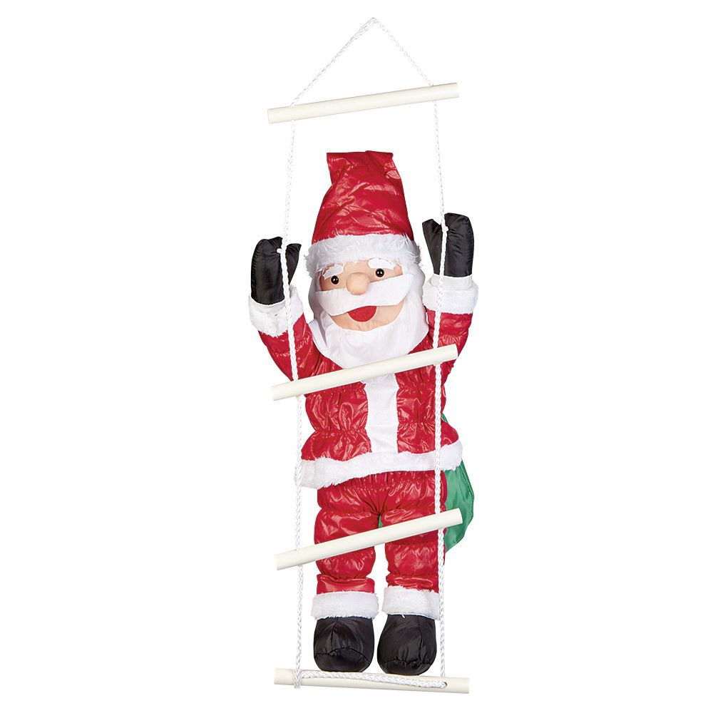 Inflatable Santa Claus climbing on ladder | 553929