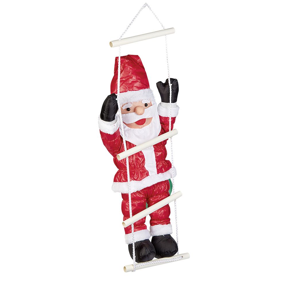 Inflatable Santa Claus climbing on ladder | 553929